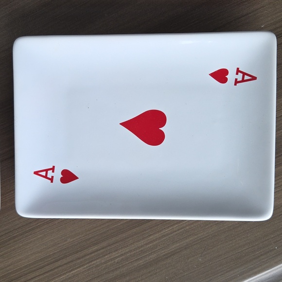 Luminarc | Dining | Luminarc Aces Playing Card Design Rectangular ...